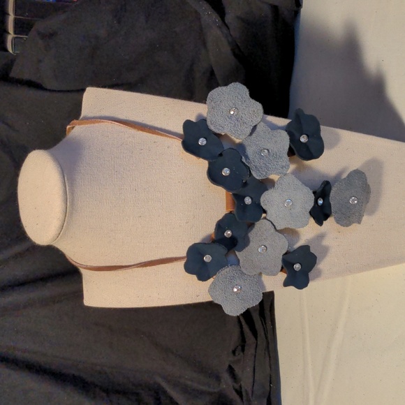 Hand Crafted | Jewelry | New Handmade Genuine Leather 2d Statement ...